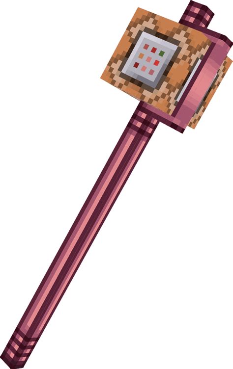I Made A 3d Model In Block Bench Of King Orange S Command Block Staff