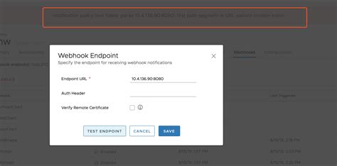 The Test Endpoint Button Isnt Consistent With Otherseg