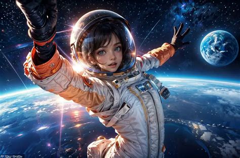 Ai Art Astronaut By Encko Pixai