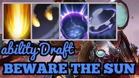 Dota 2 Ability Draft Beware The Sun Strike Youtube