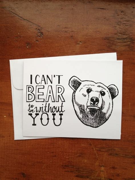 Cant Bear To Be Without You Hand Lettered By Hensonhandmade