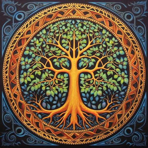 Premium Ai Image Tree Of Life Illustration