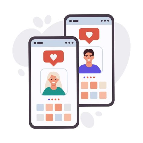 Premium Vector Smartphone With Love Chat Man And Woman On Smartphone