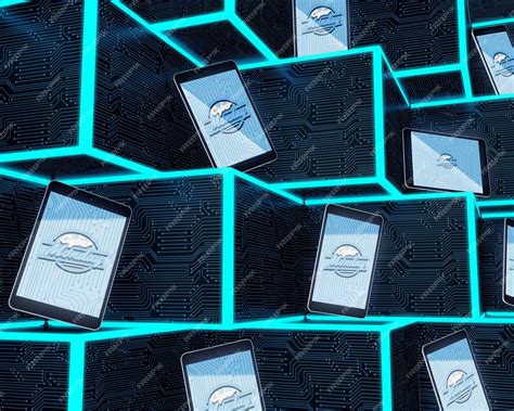 Premium Psd High Tech Tablets Futuristic Concept