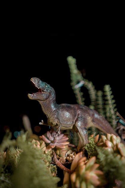 Premium Photo Close Up Of Dinosaur On Nature