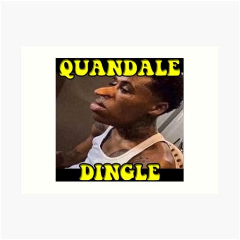 Goofy Ahh Quandale Dingle Meme Art Print For Sale By Dvcreations
