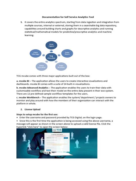 Documentation For Self Service Analytics Tool Pdf Analytics User