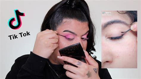 Testing Tik Tok Make Up Hacks Glammedbygigi Youtube