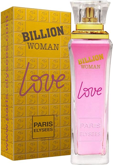Amz Eau De Toilette Billion Woman Love Paris Elysees 100 Ml R 2934