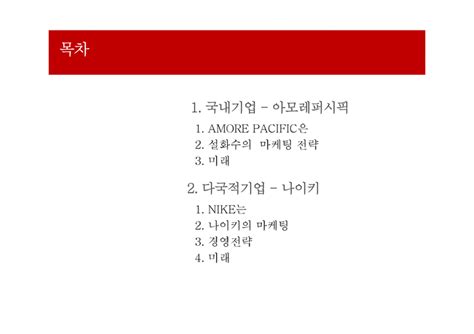 국내기업과 다국적기업의 마케팅전략 경제경영