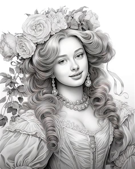 92000 Realistic Princess Drawing Pictures
