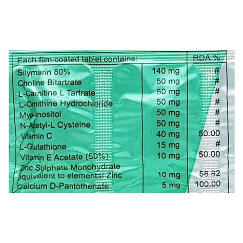 Silybon Forte Tablet 15 S Price Uses Side Effects Composition