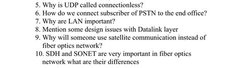solved 5 why is udp called connectionless 6 how do we