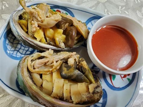 あわびの酒蒸し韓国風たれで By 필보ピルポ 【クックパッド】 簡単おいしいみんなのレシピが396万品