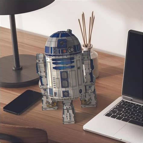 Star Wars R2 D2 Star Wars Maquette 4d à Construire 28 Cm