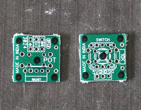 Pcb For 1 Key Switch Potentiometer Module Main Store