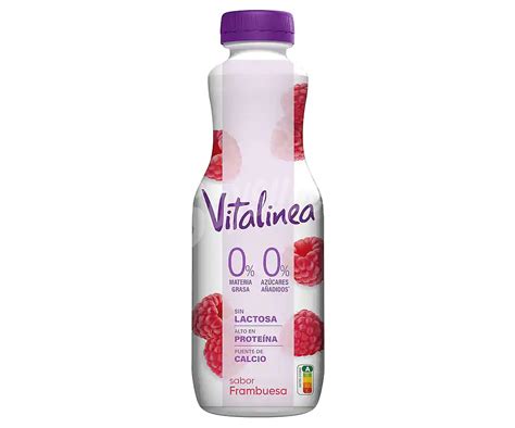 Vital Nea Danone Yogur L Quido Desnatado Materia Grasa Para Beber Con Sabor A Frambuesa