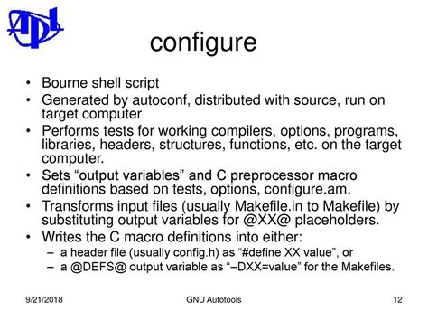 The Gnu Autotools Autoconf Automake Libtool Ppt Download