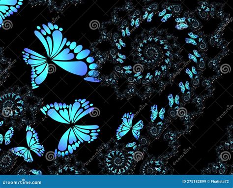 Fractal Butterfly Mandelbrot Set Detail Digital Artwork For Creative