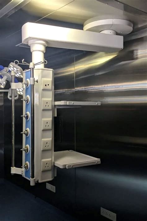 Medical Gas Pipeline System Theater Suction Trolley Manufacturer From
