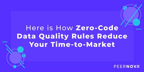 Here Is How Zero Code Data Quality Rules Reduce Your Time To Market