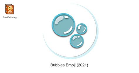 🫧 Bubbles Emoji Meaning And Pictures 📕 Emojiguide