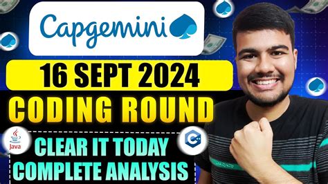 Capgemini Latest Oa Coding Solution 16 Sept Complete Explanation