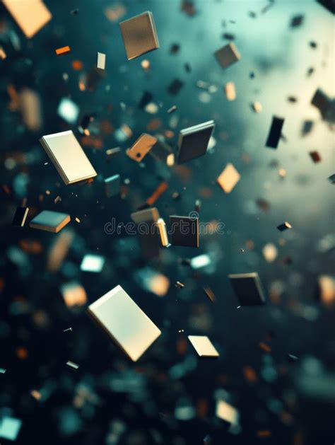 Abstract Particles In Motion Create A Mesmerizing Visual Display Of
