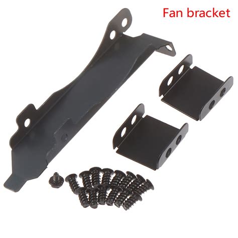 1 Set Dual Fans Mount Rack Cooling Bracket Fan Bra Grandado