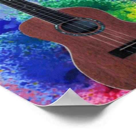 Cute Bass Guitar Poster Zazzle