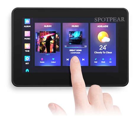 Esp32 S3 43inch Lcd B 800x480 Captive Touchscreen Display Board Lvgl