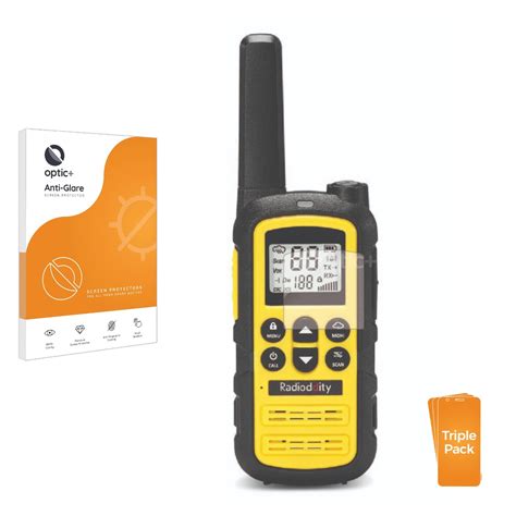 3pk Optic Anti Glare Screen Protectors For Radioddity Pr T6 Pmr446