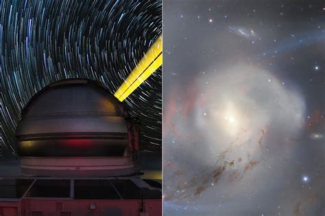 Gemini South Telescope Captures Merging Spiral Galaxies Previews Milky