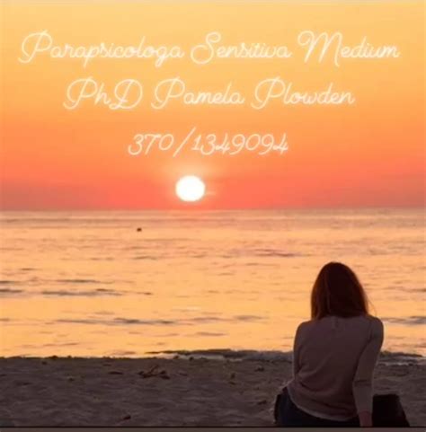 La Sensitiva Medium Più Famosa Ditalia Dr Pamela Plowden