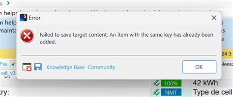 Failed To Save Target Content An Item With The Same Key Has Already Been Added Jan 20 2024