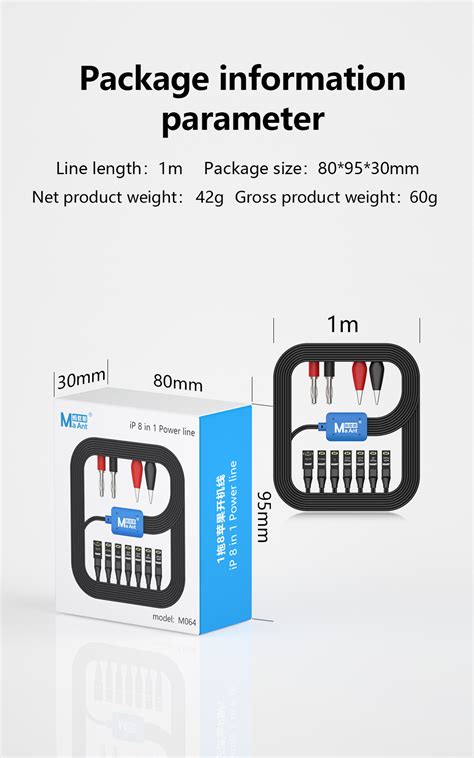 Maant M064 Power Boot Cadble Battery Free Fpc Test Cable For Iphone 7
