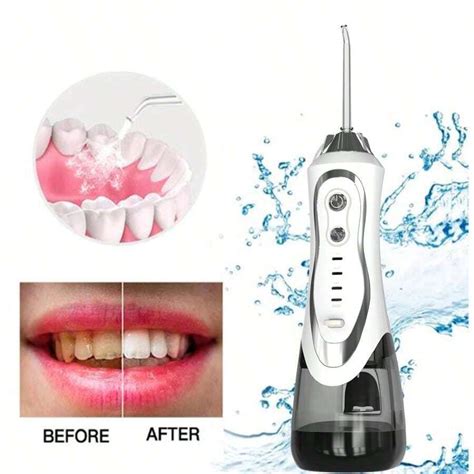 300ml Large Water Tank Dental Flosser Waterproof Pulsed Cleaning