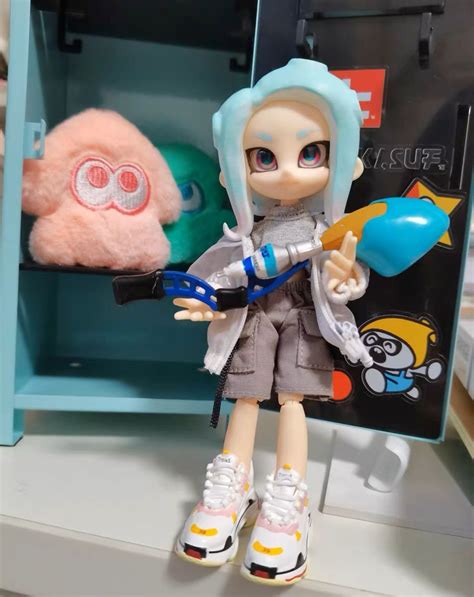 Splatoon Custom BJD Doll In 2023 Splatoon Figures Splatoon Kawaii Toys