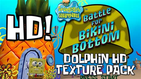 Battle For Bikini Bottom HD Texture Pack Dolphin Emulator YouTube