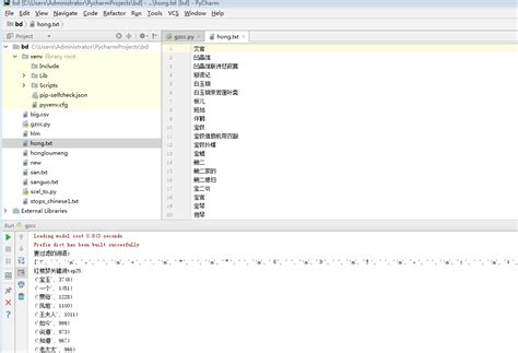 中文词频统计 Xbk6 博客园