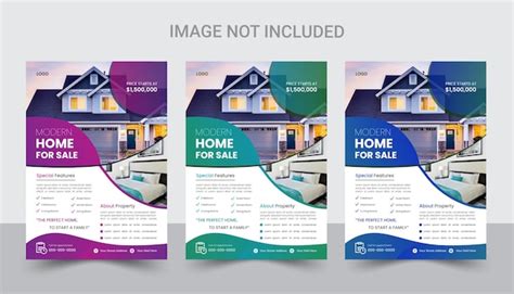 Flyer Imobiliário Atraente Bundle Flyer Apresentação De Design Flyer