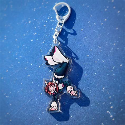 Gravity Hero Anime Girl 3 762 Mm Mha Keychain Etsy