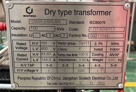 중국 100 KVA 0 69 KV 에폭시 수지 주조 건식 변압기 공급 업체 제조 업체 공장 가격 SCOTECH