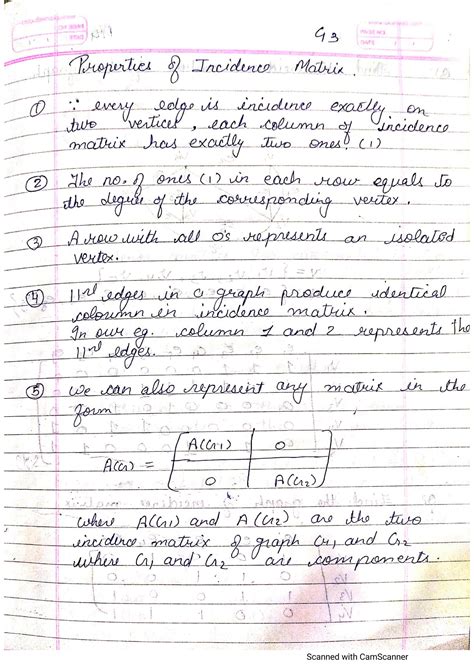 Solution Matrix Representation Of Graph Studypool