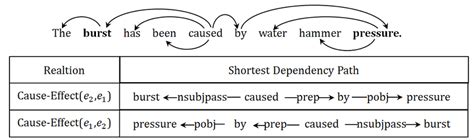 The Shortest Dependency Path Representation For An Example Sentence Download Scientific Diagram