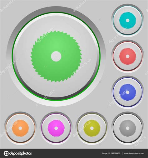 Circular Saw Push Buttons Stock Vector By ©renegadehomie 149894486