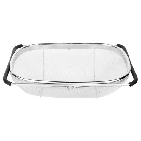 Panier de vidange d évier de cuisine pliable pour laver le rinçage des légumes fruits acier