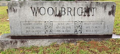 Albert Aaron Woolbright 1894 1924 Find A Grave Memorial