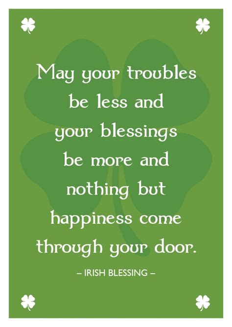 May Your Troubles Be Less Irish Blessing Congratulation Cards