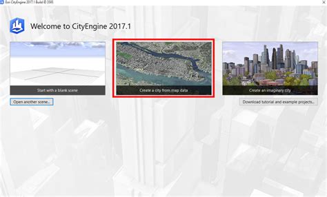 Import Terrain Imagery OSM Data Into CityEngine